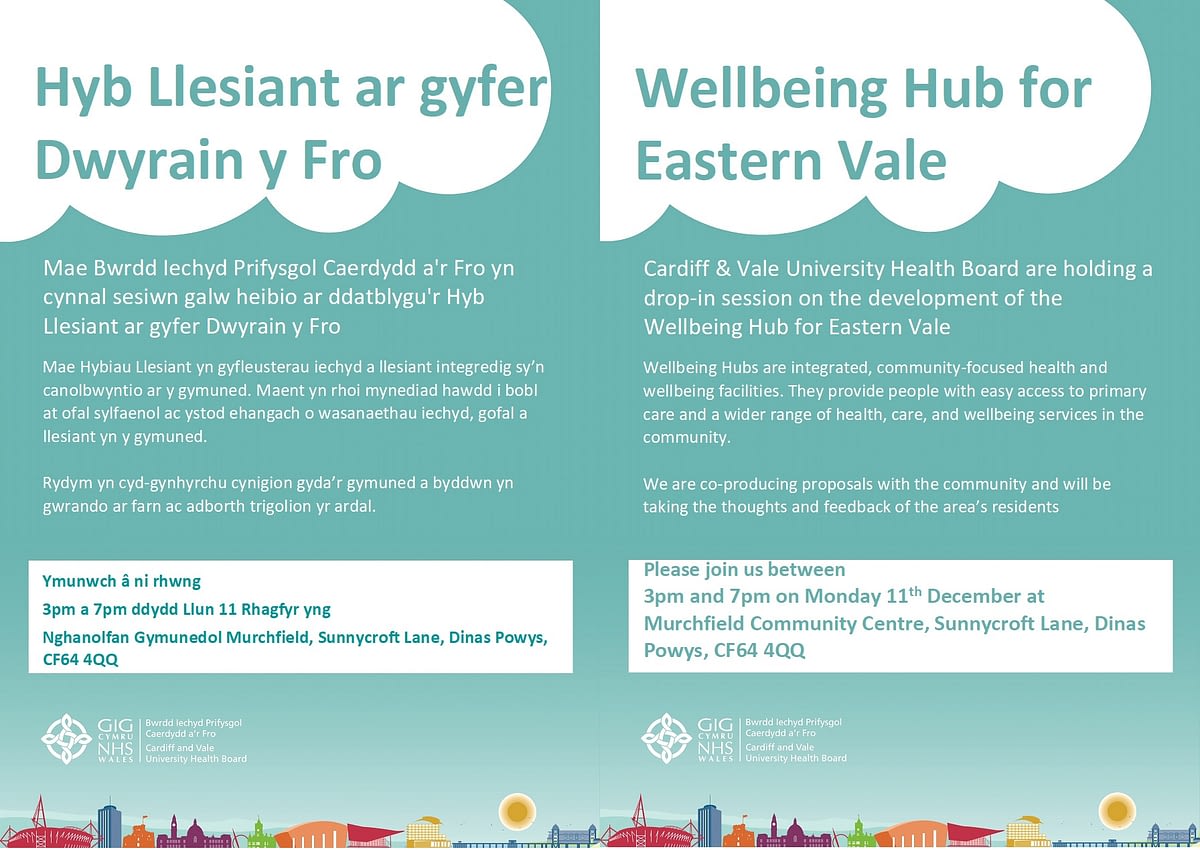 Cardiff And The Vale University Health Board Well Being Hub Drop In