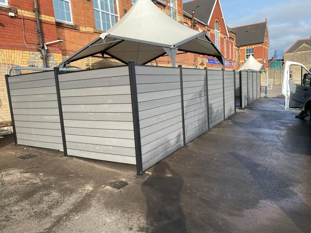 Steel Fencing Cardiff | Steel Palisade Fencing Cardiff