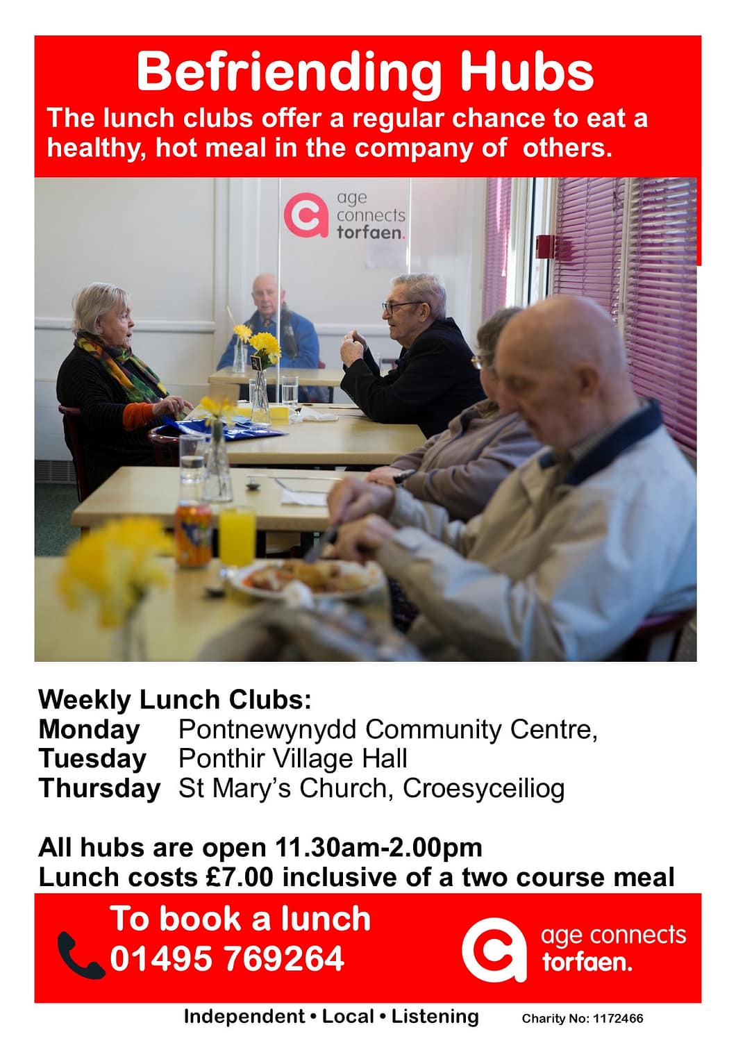 Age Connects Torfaen Befriending Hubs - Cwmbran Community Council