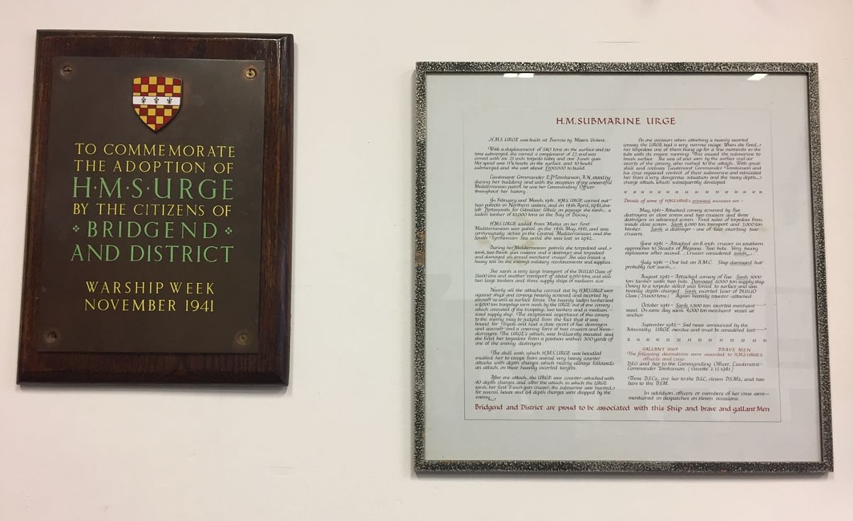 HMS Urge - Bridgend Town Council