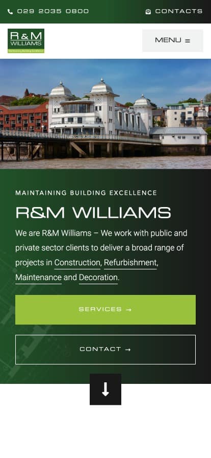 R&M Williams - Webjects: Web Design Cardiff