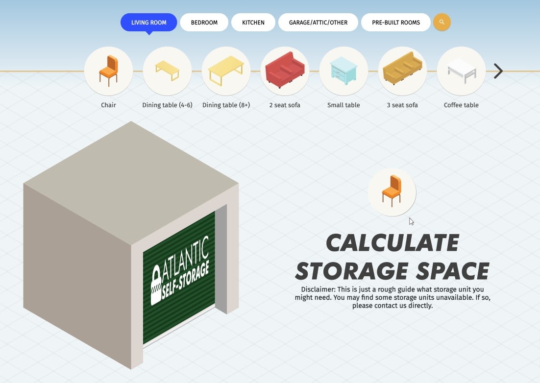 Storage Calculator - Atlantic Self Storage Barry
